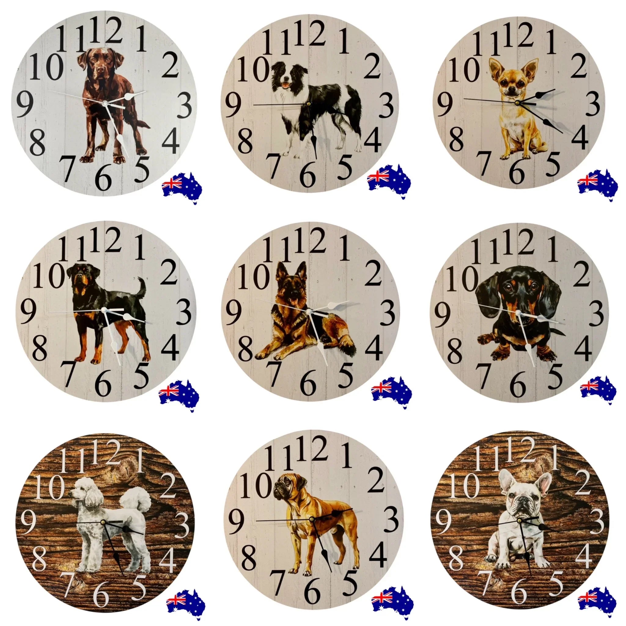 All Dog Breed Clocks Signs Doorbell Range – tagged "Dog" – The Renmy ...