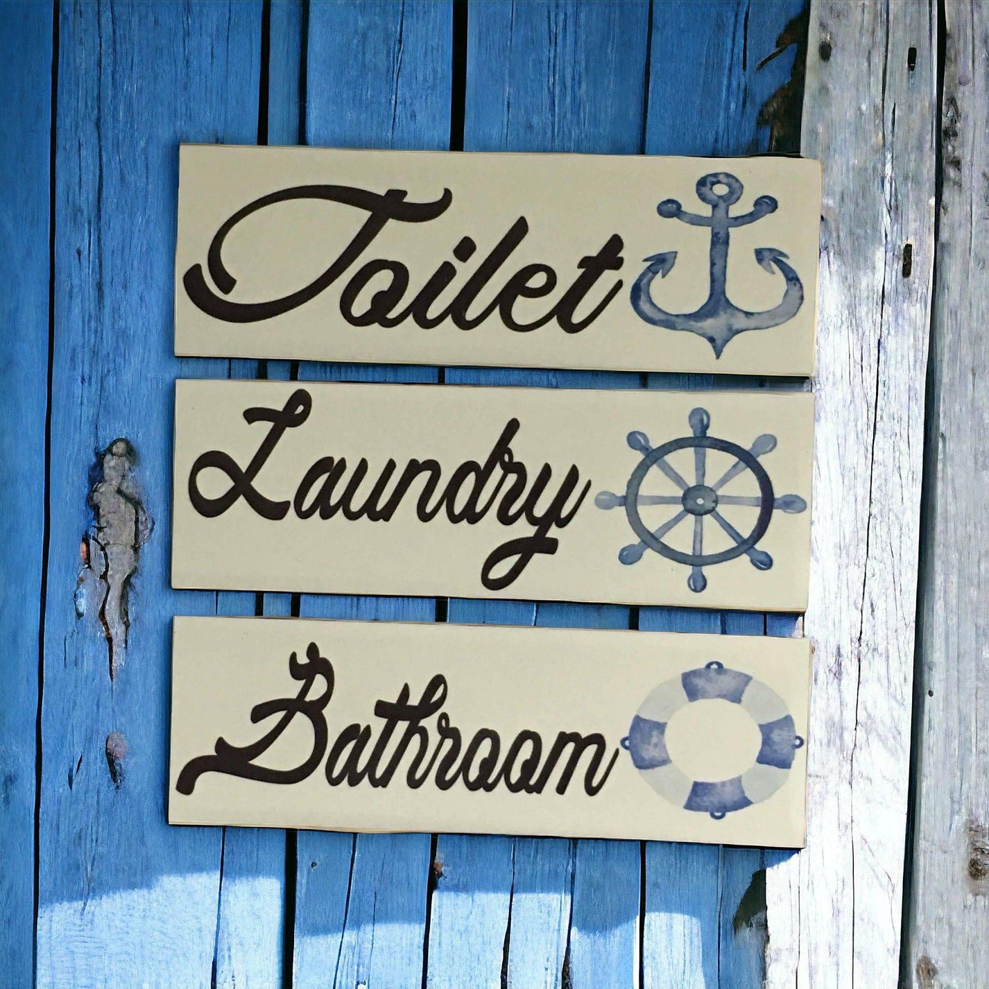 Nautical Boat Door Room Sign Toilet Laundry Bathroom – The Renmy Store ...
