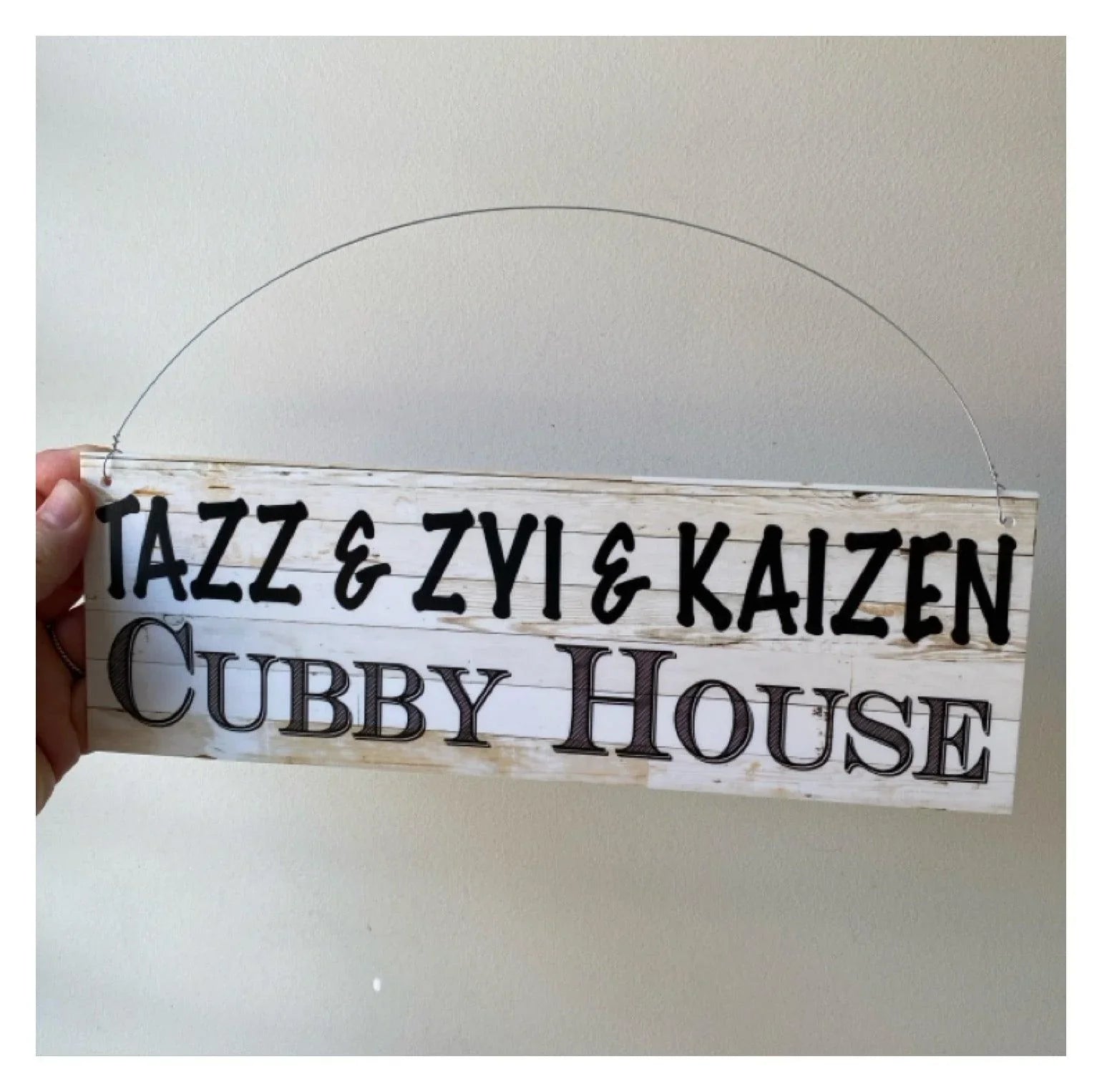 Custom Cubby House Sign - Personalised Kids Name Signage - Australian ...