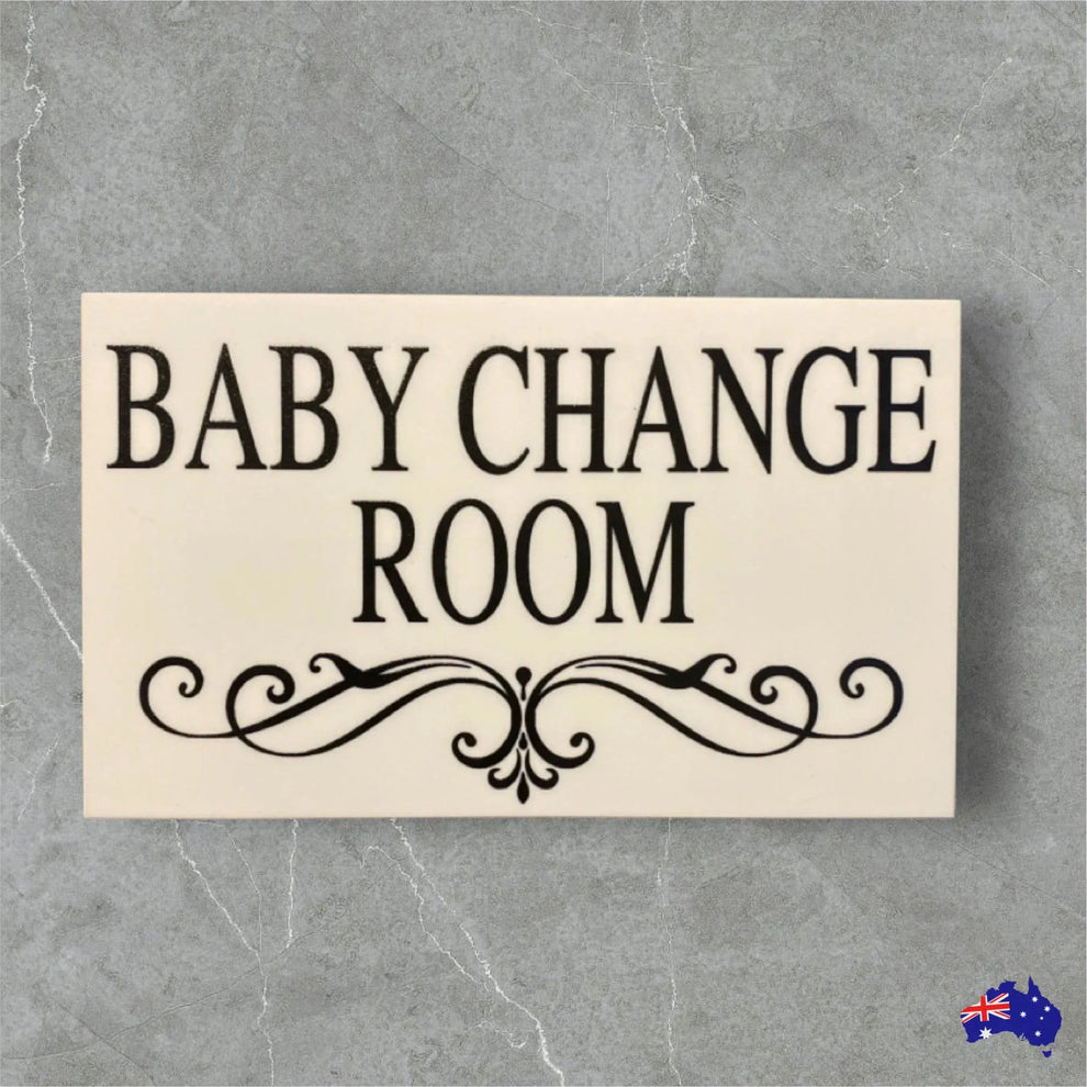 Baby Change Room Toilet Restroom Sign – The Renmy Store Homewares & Gifts