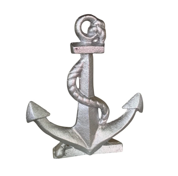 Door Stop Anchor Nautical Silver Cast Iron – The Renmy Store Homewares ...