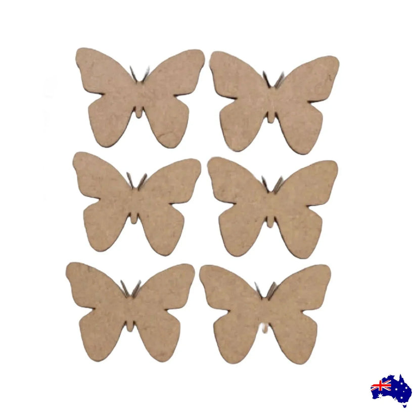 Butterfly Butterflies MDF Timber DIY Raw – The Renmy Store Homewares ...