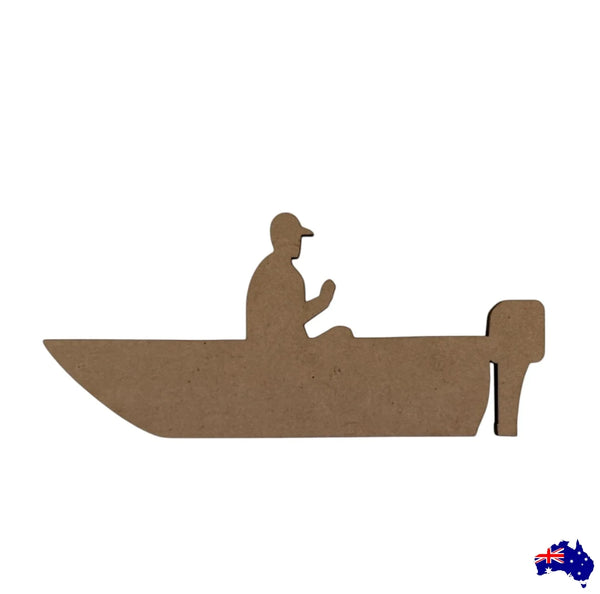 Boat Tinnie MDF Wooden DIY Craft – The Renmy Store Homewares & Gifts