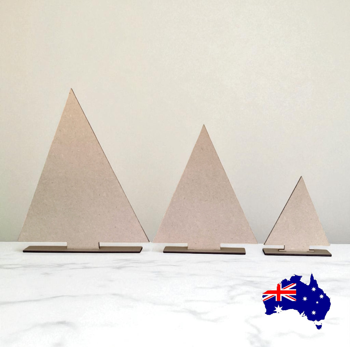 Tree Trees x3 Standing MDF Christmas Craft Laser Cut Shape – The Renmy ...