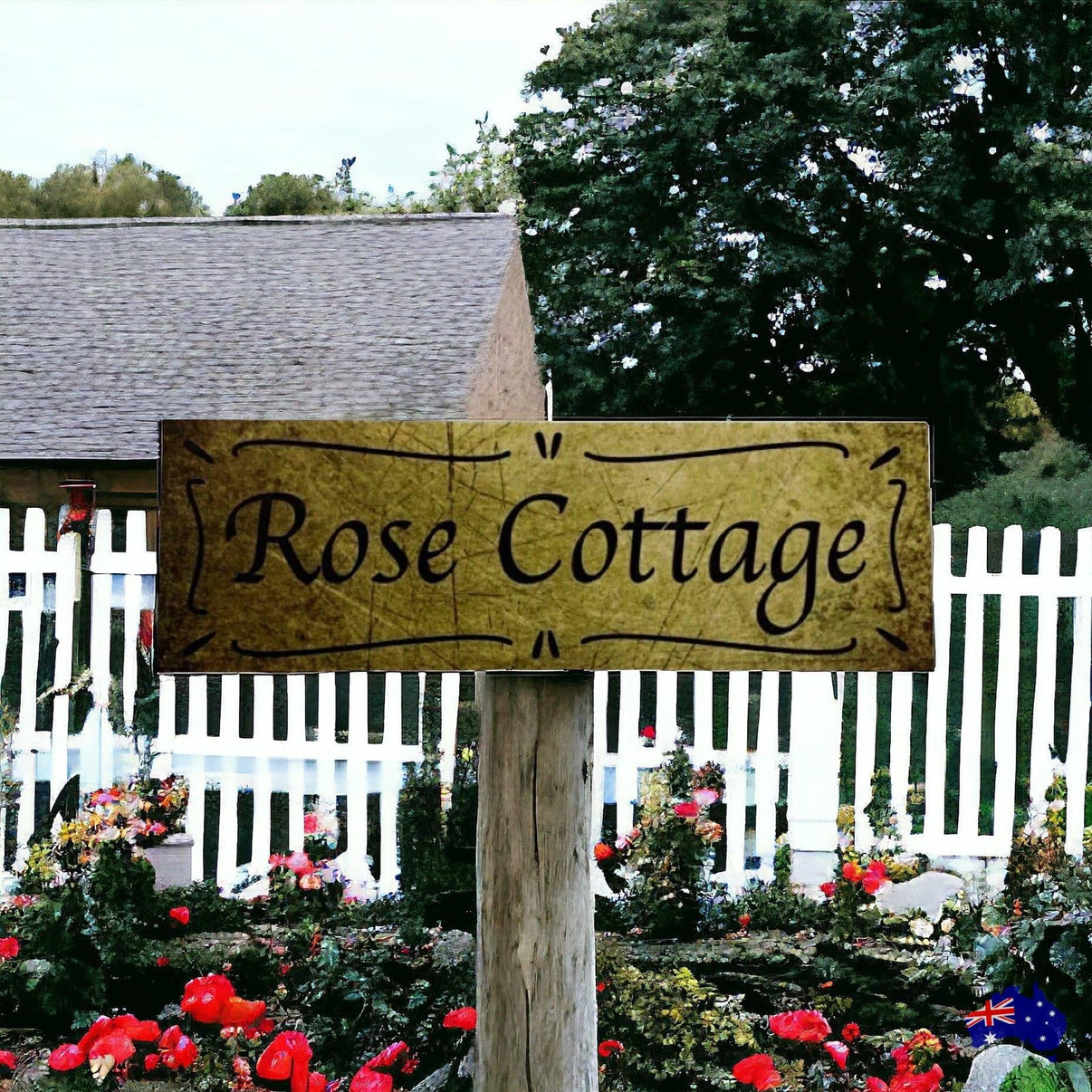 Cottage Custom Personalised Vintage Sign | The Renmy Store Homewares ...