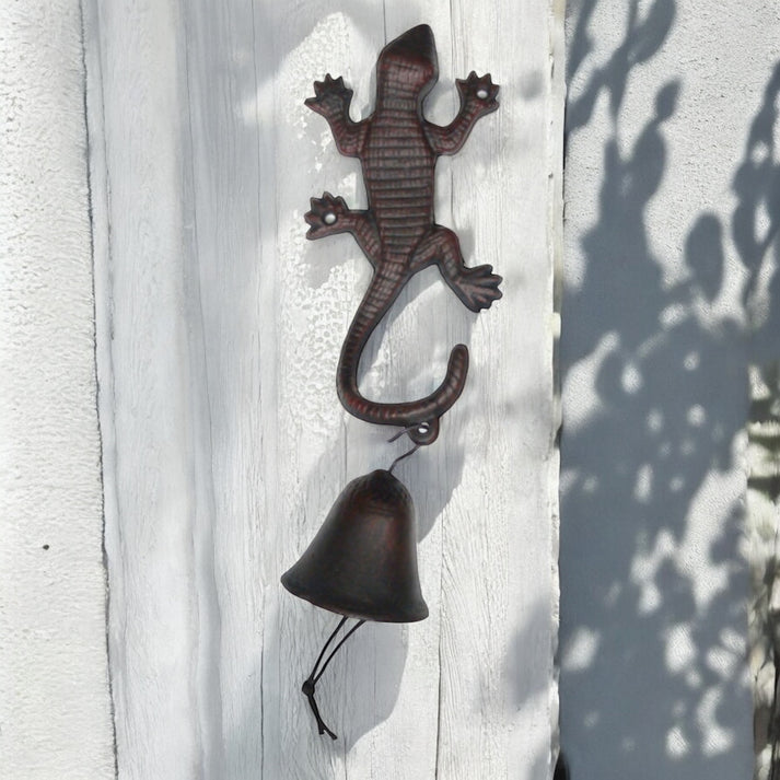 Doorbell Bell Lizard Gecko Rustic Cast Iron – The Renmy Store Homewares ...