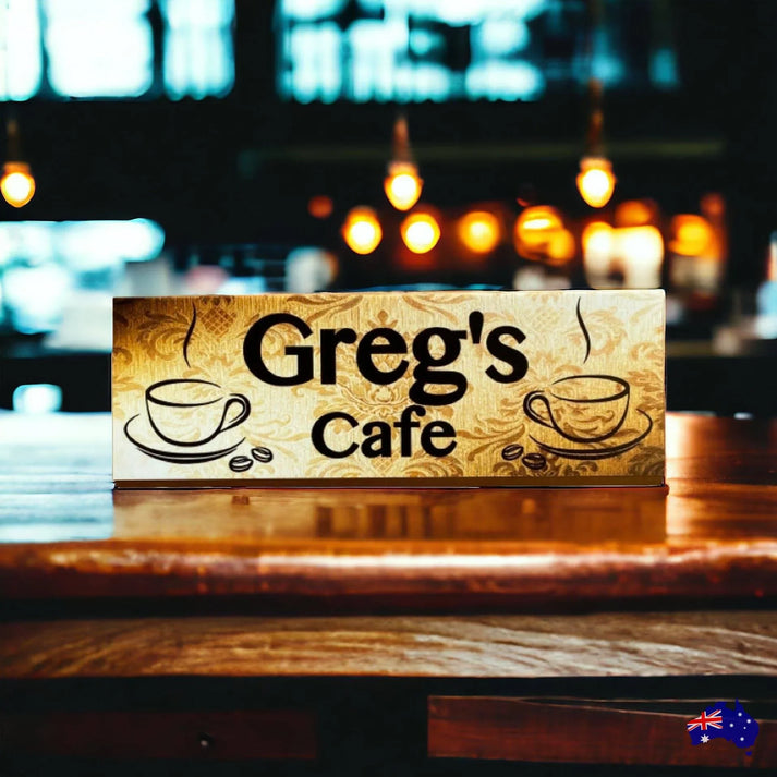 Custom Personalised Café Vintage Coffee Sign – The Renmy Store ...