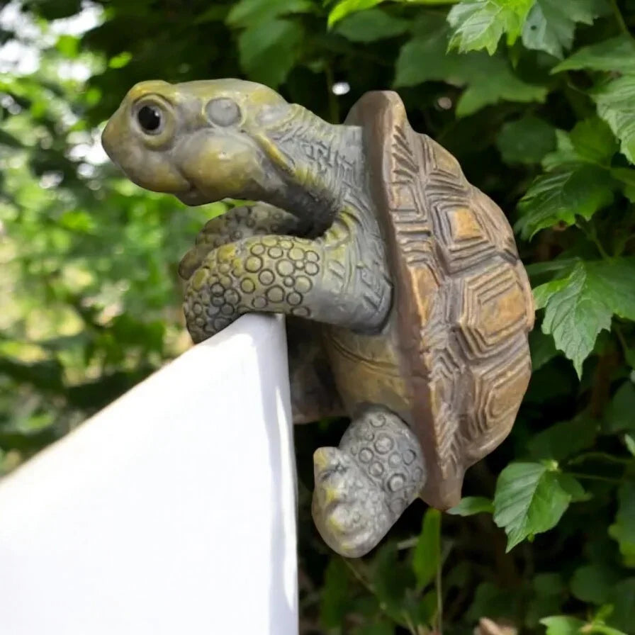 Turtle Tortoise Pot Planter Hanger Sitter Garden Ornament – The Renmy ...