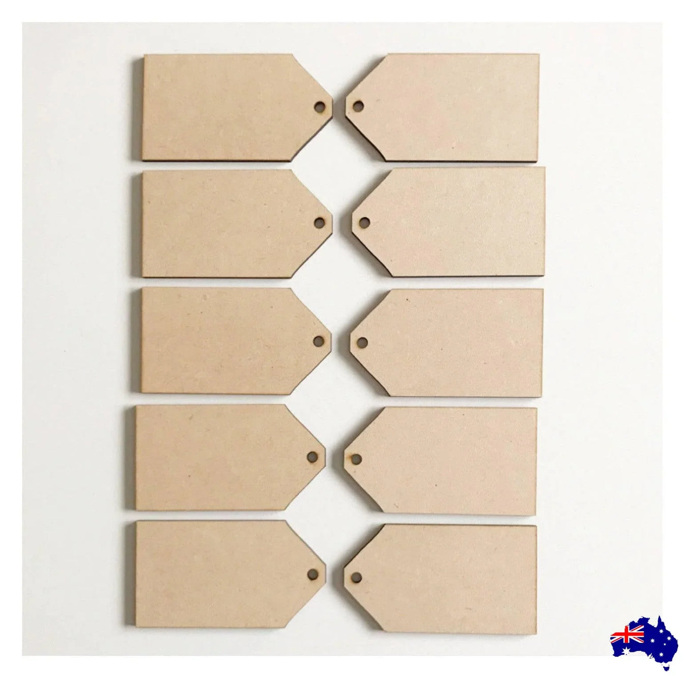 Tag Tags Set of 10 Raw MDF Wooden DIY Craft | The Renmy Store – The ...