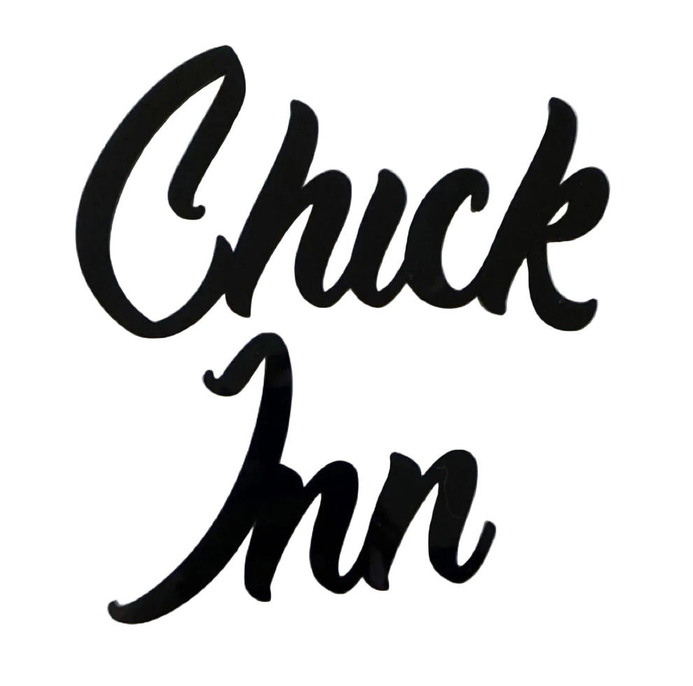 Chick Inn Chicken Coop Sign - Acrylic Farmhouse Sign - Australian Made ...