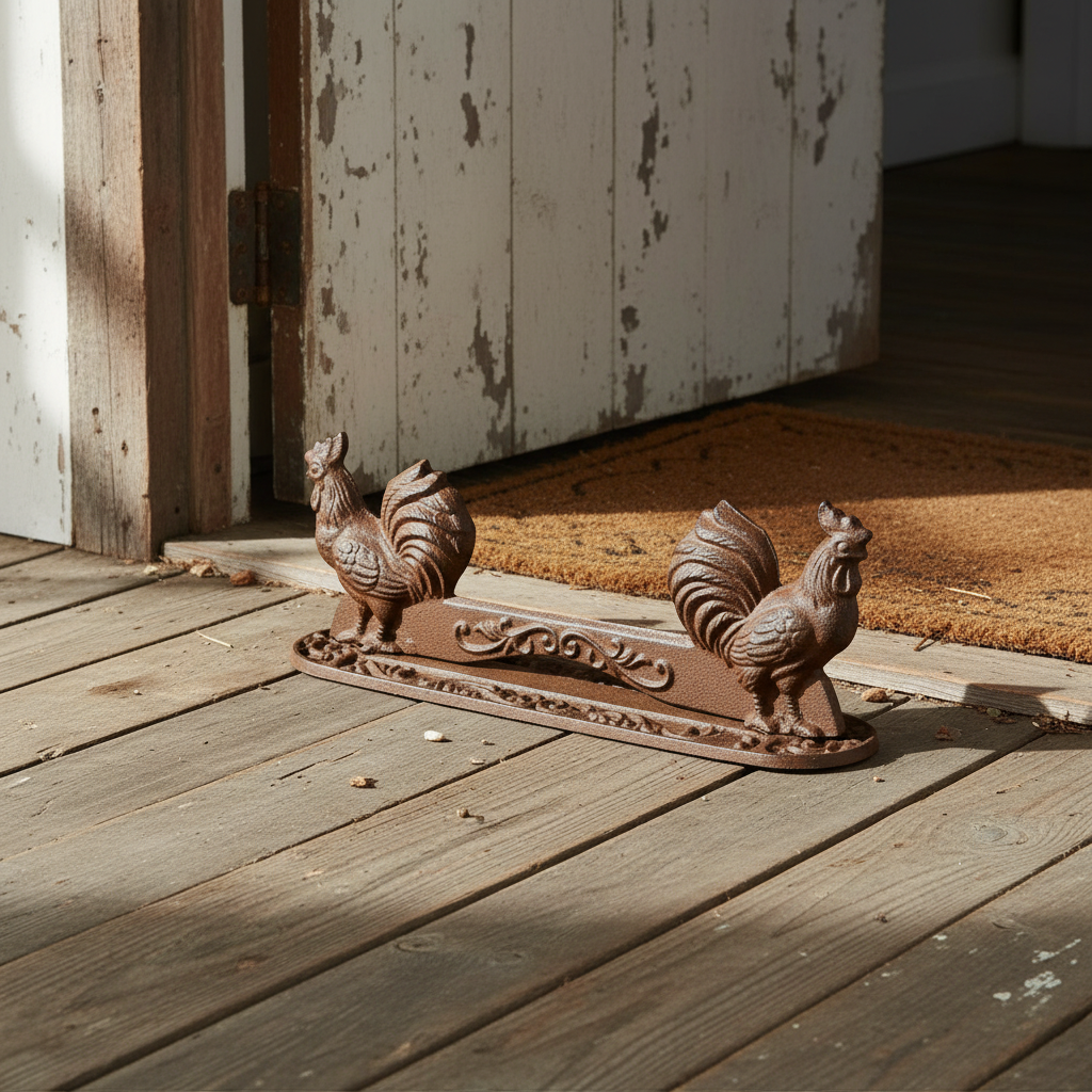 Rooster Boot Scraper Cast Iron - Shoe Scraper Australia – The Renmy ...