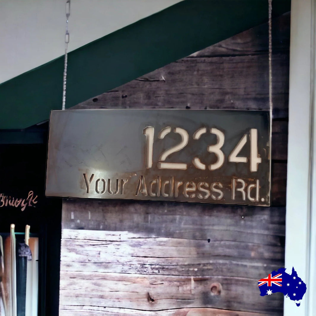 Metal Steel Cor10 Rusty Custom Sign Signage for everyone – The Renmy ...