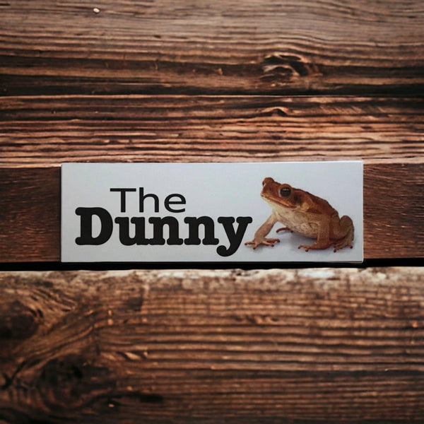The Dunny Cane Toad Toilet Outback Sign Door – The Renmy Store ...