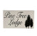 Lodge Pine Tree Custom Wording Text Sign – The Renmy Store Homewares ...