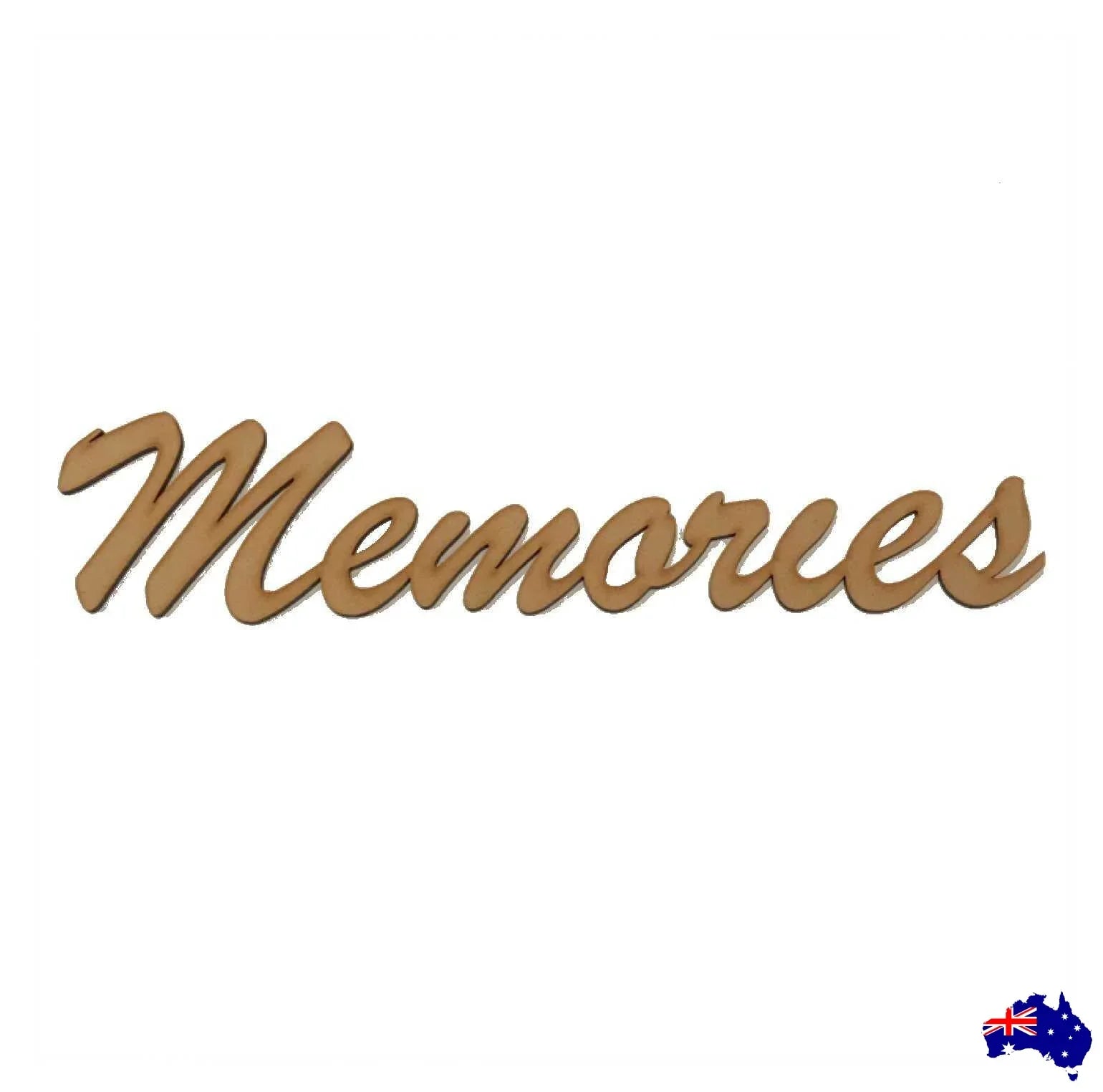 Memories Word Sign MDF DIY Wooden | The Renmy Store Homewares & Gifts