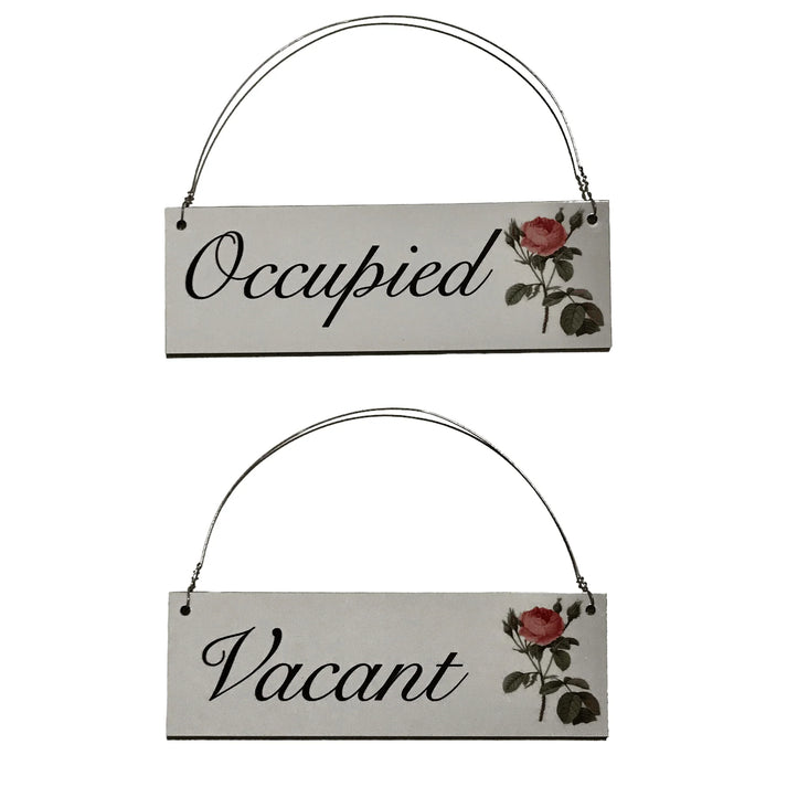 Vacant Occupied Rose Toilet Bathroom Sign | Aussie Made – The Renmy ...