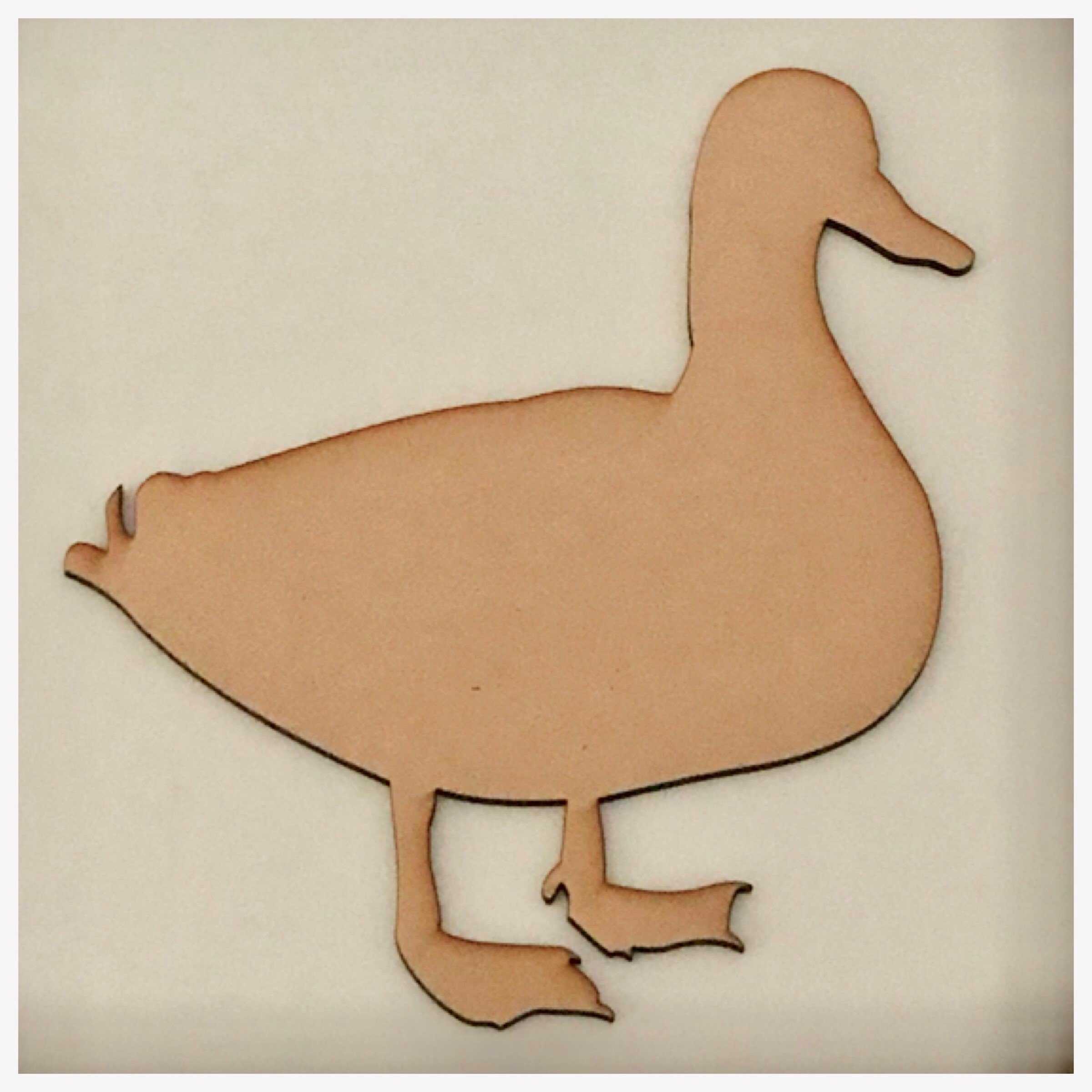 Duck MDF Shape DIY Raw Cut Out Art Craft Decor | The Renmy Store ...