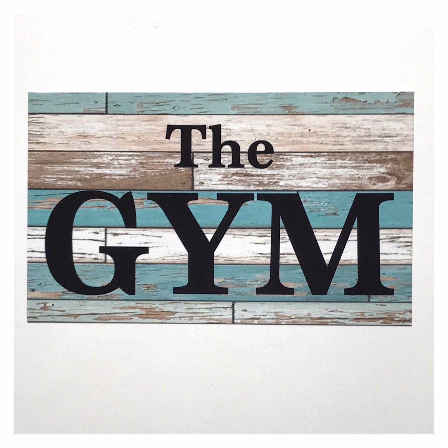 The Gym Blue Door or Room Sign – The Renmy Store Homewares & Gifts