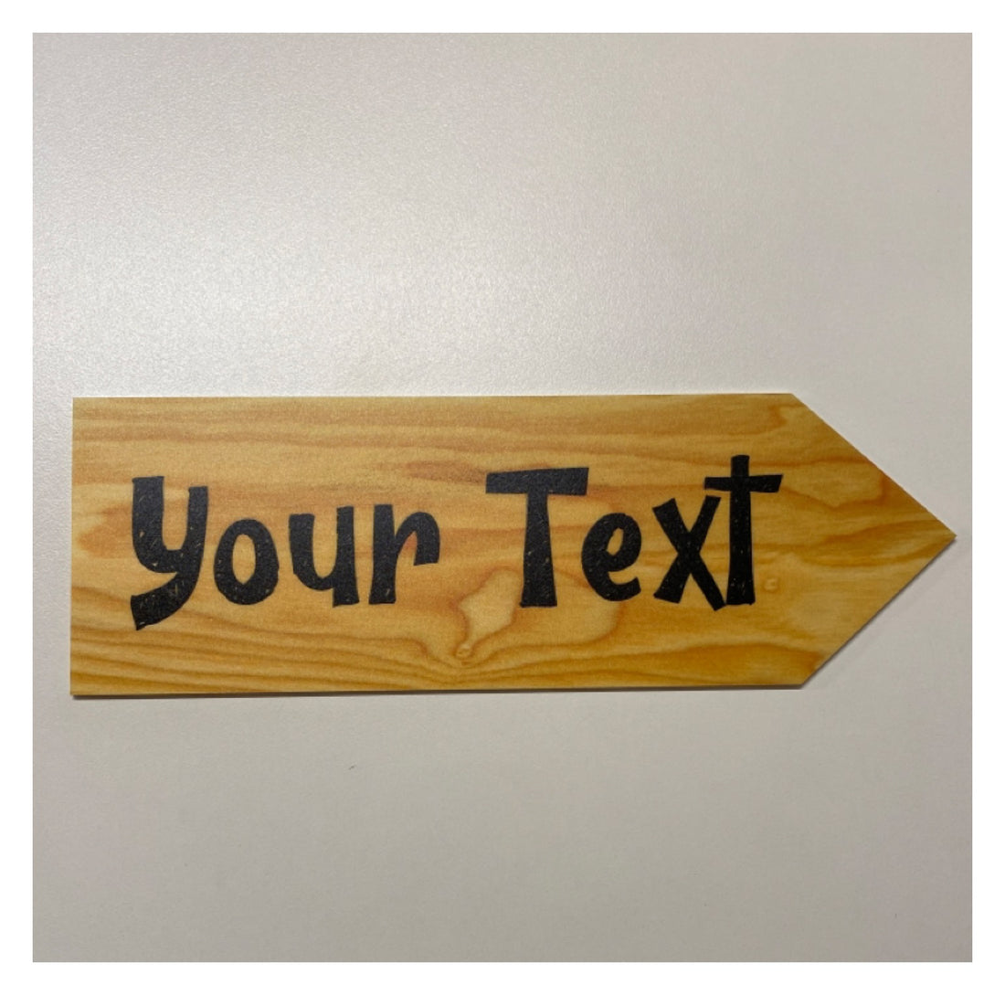 Totem Pole Arrow Custom Personalised Rustic Sign – The Renmy Store ...