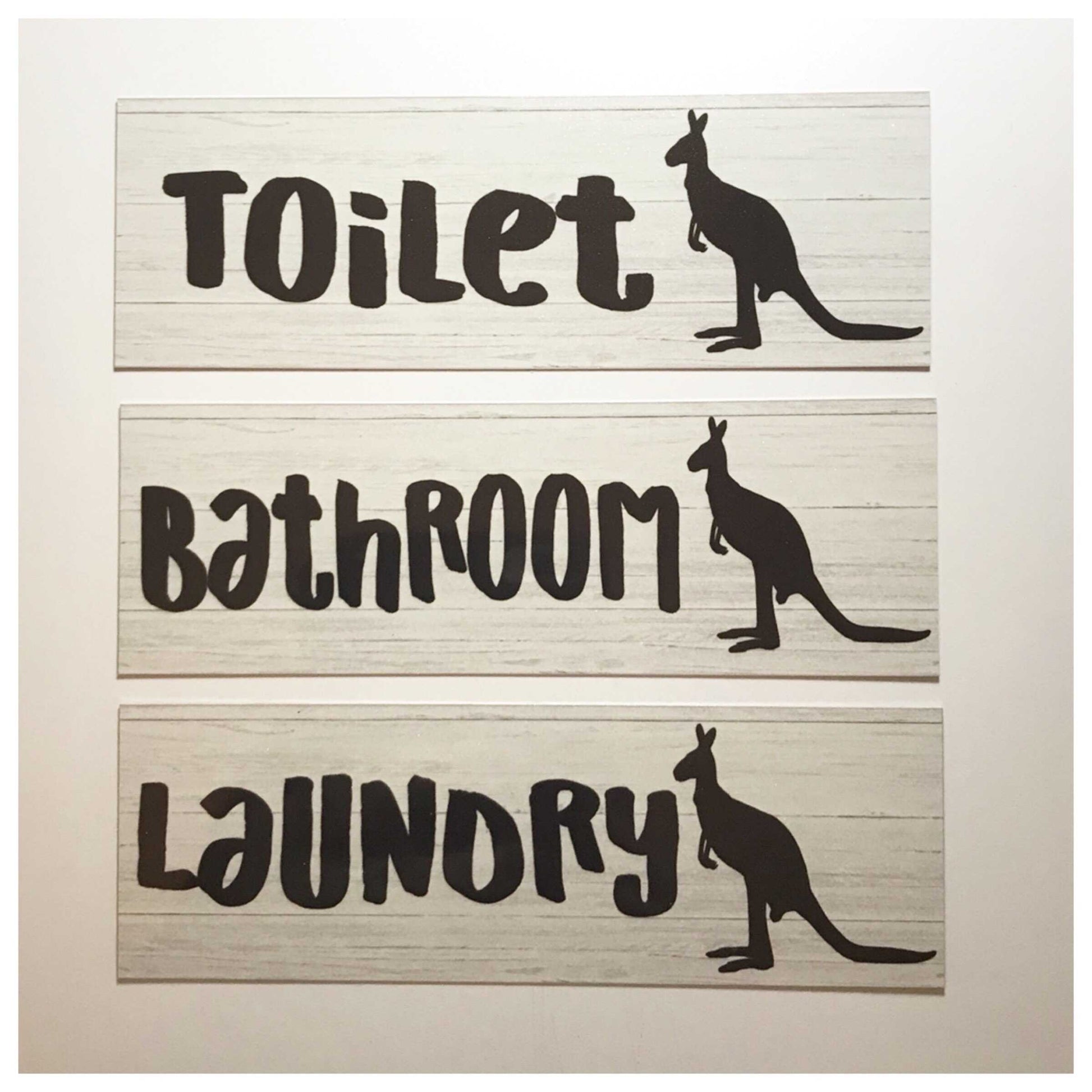 Kangaroo Door Room Sign Toilet Laundry Bathroom | The Renmy Store – The ...
